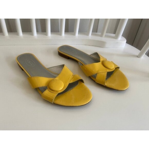 Talbots | Shoes | Vintage Talbots Yellow Sandals | Poshmark